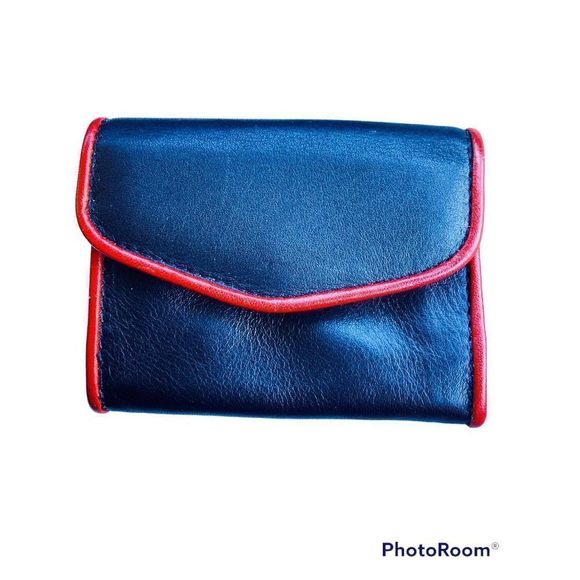 Levenger | Bags | Levengerwalletleatherblackred | Poshmark